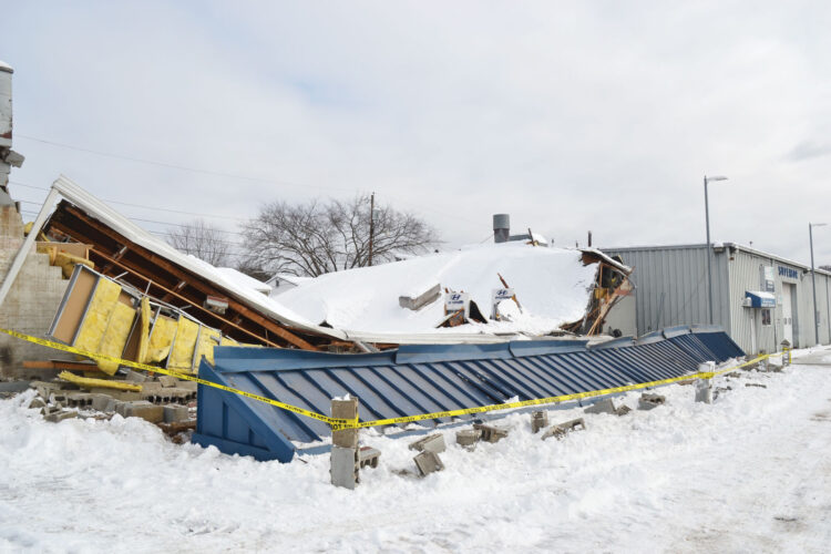 Weight of snow may have caused building collapse | News, Sports, Jobs ...